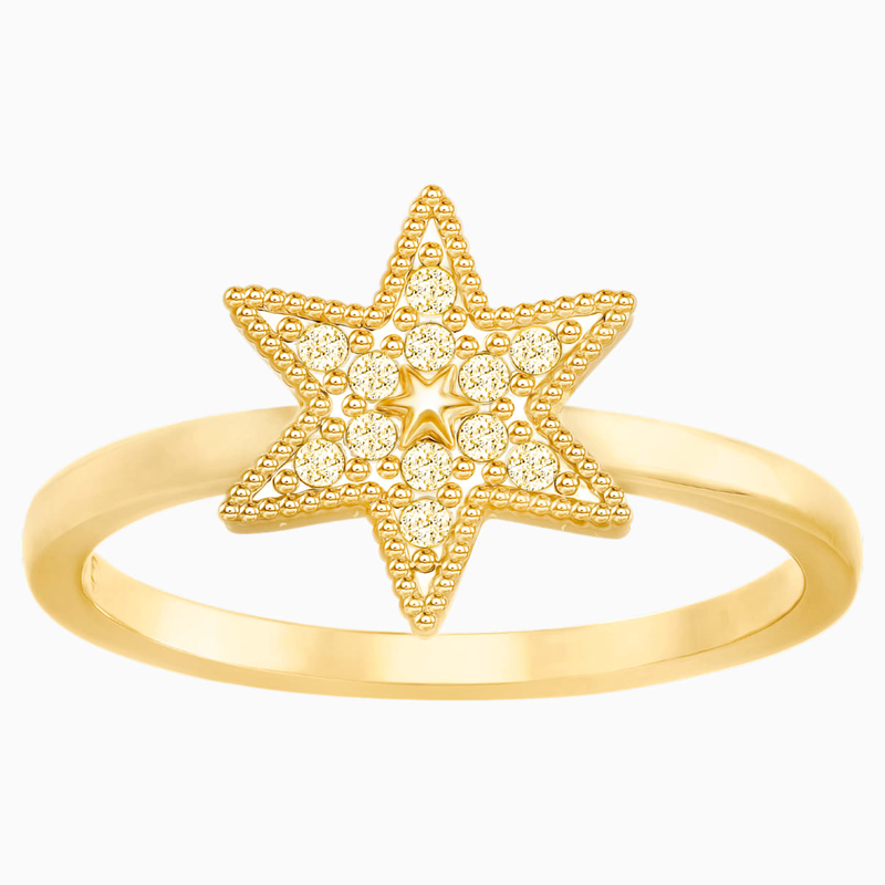 Swarovski star ring store