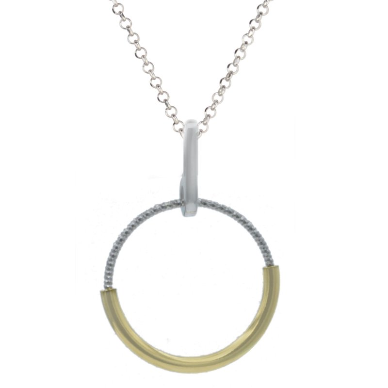Frederic Duclos Sterling Silver And Yellow Gold Plated Synthesis ...