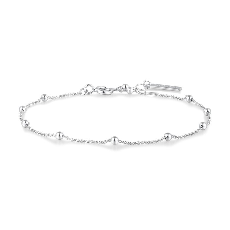 ANIA HAIE Silver Beaded Chain Bracelet B058-01H - Wirt's Jewelers