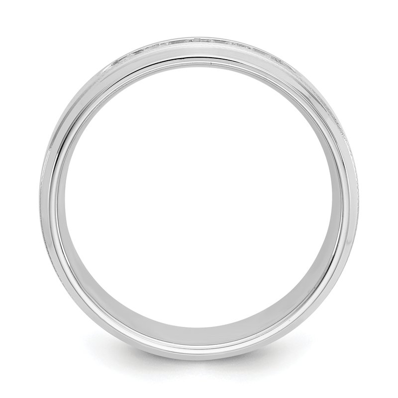True Origin 14K White Gold 1/2 carat Lab Grown Diamond VS+ F+ Size 10 ...