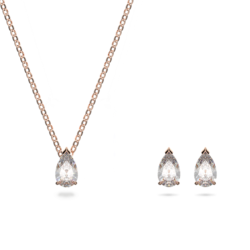 Swarovski IF ATTRACT SET PEAR CZWH RHS 5576114 Bradley Gough Diamonds