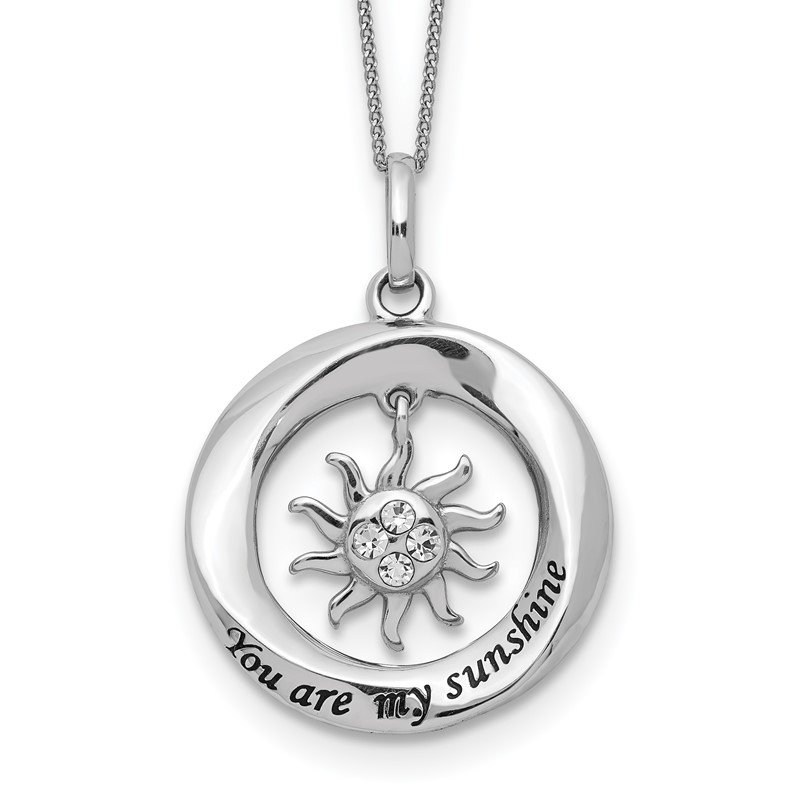 You are my sunshine necklace silver store