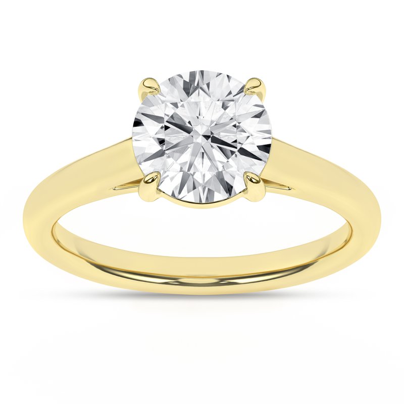 Revelation Solitaire Ring (Round) LRS04141 - Miska Jewelers